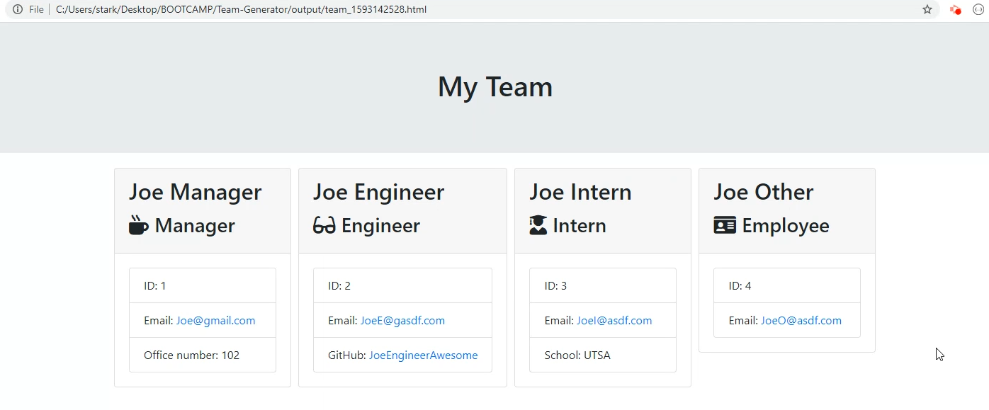 GitHub - shmoesolid/Team-Generator